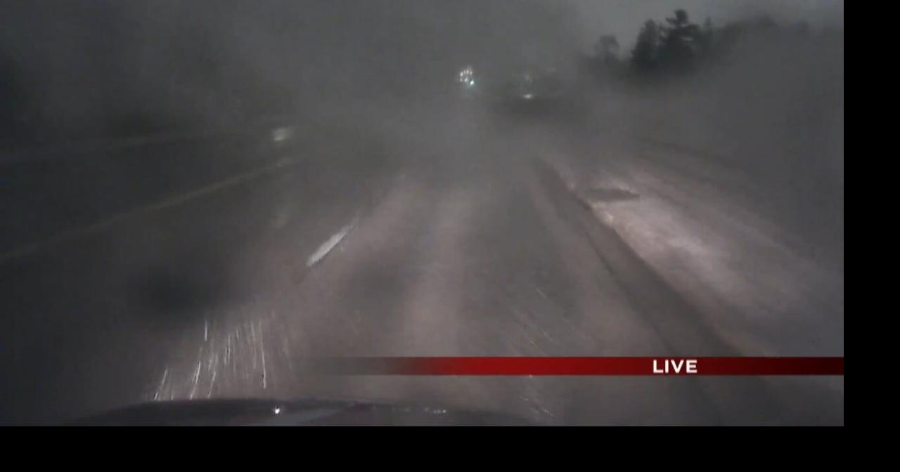 David Warrington provides road condition update from Cedar Falls ...