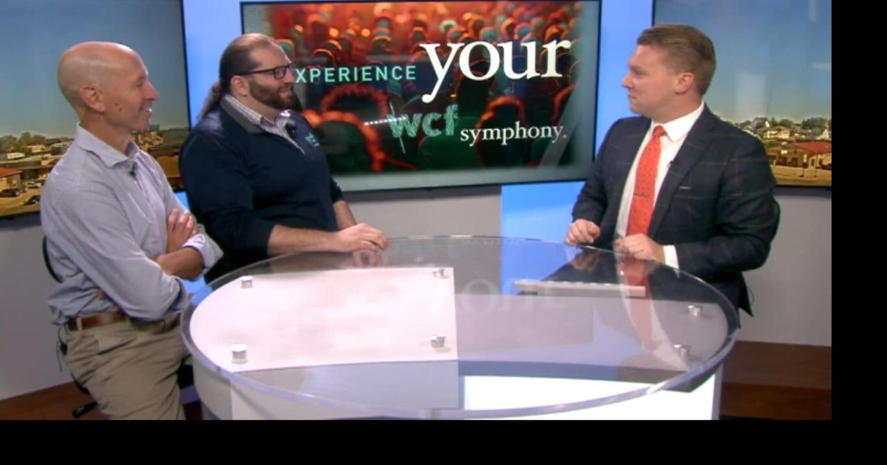 Jason Weinberger and Jordan Bancroft with the Waterloo-Cedar Falls Symphony - KWWL News at Noon ...