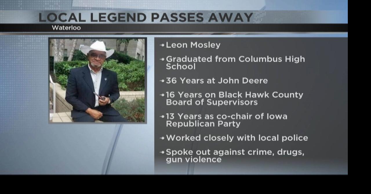 Waterloo community activist Leon Mosley dead at 78 | Waterloo | kwwl.com