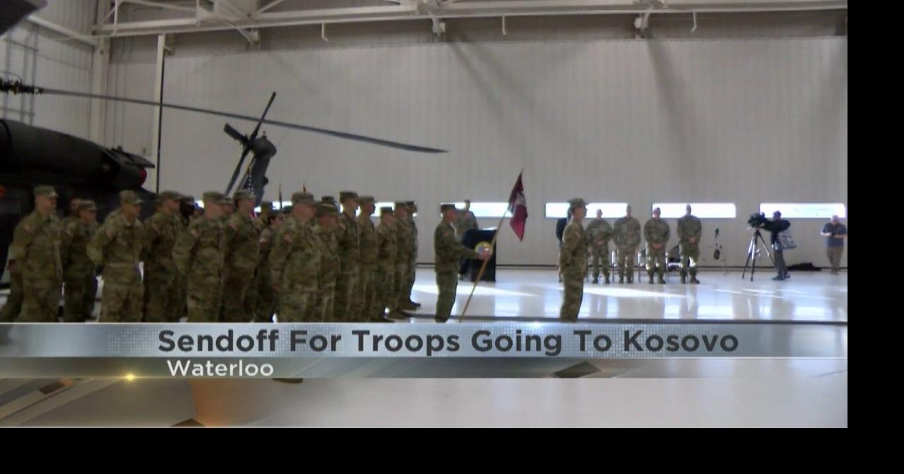 33 Iowa National Guard Soldiers deploy to Kosovo | Waterloo | kwwl.com
