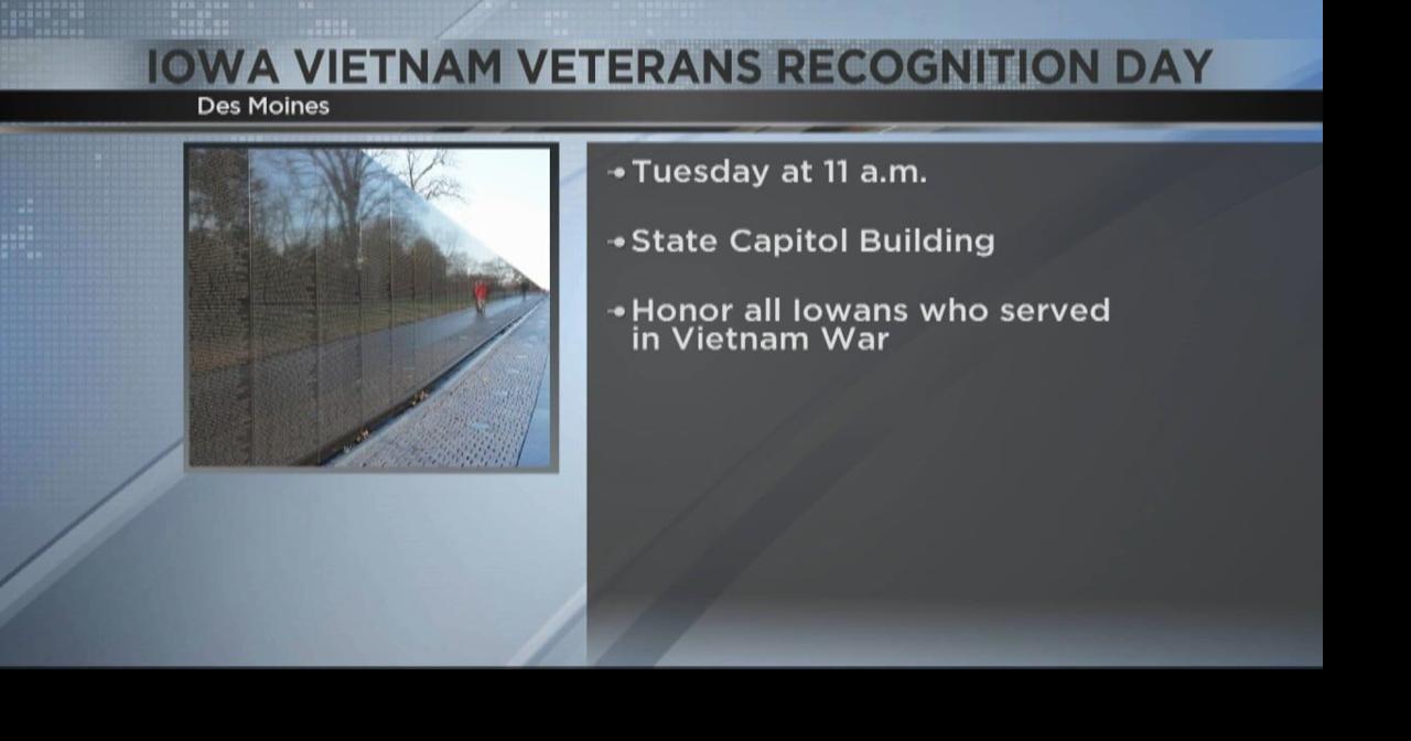 17th Annual Iowa Vietnam Veterans Recognition Day in Des Moines | Video ...