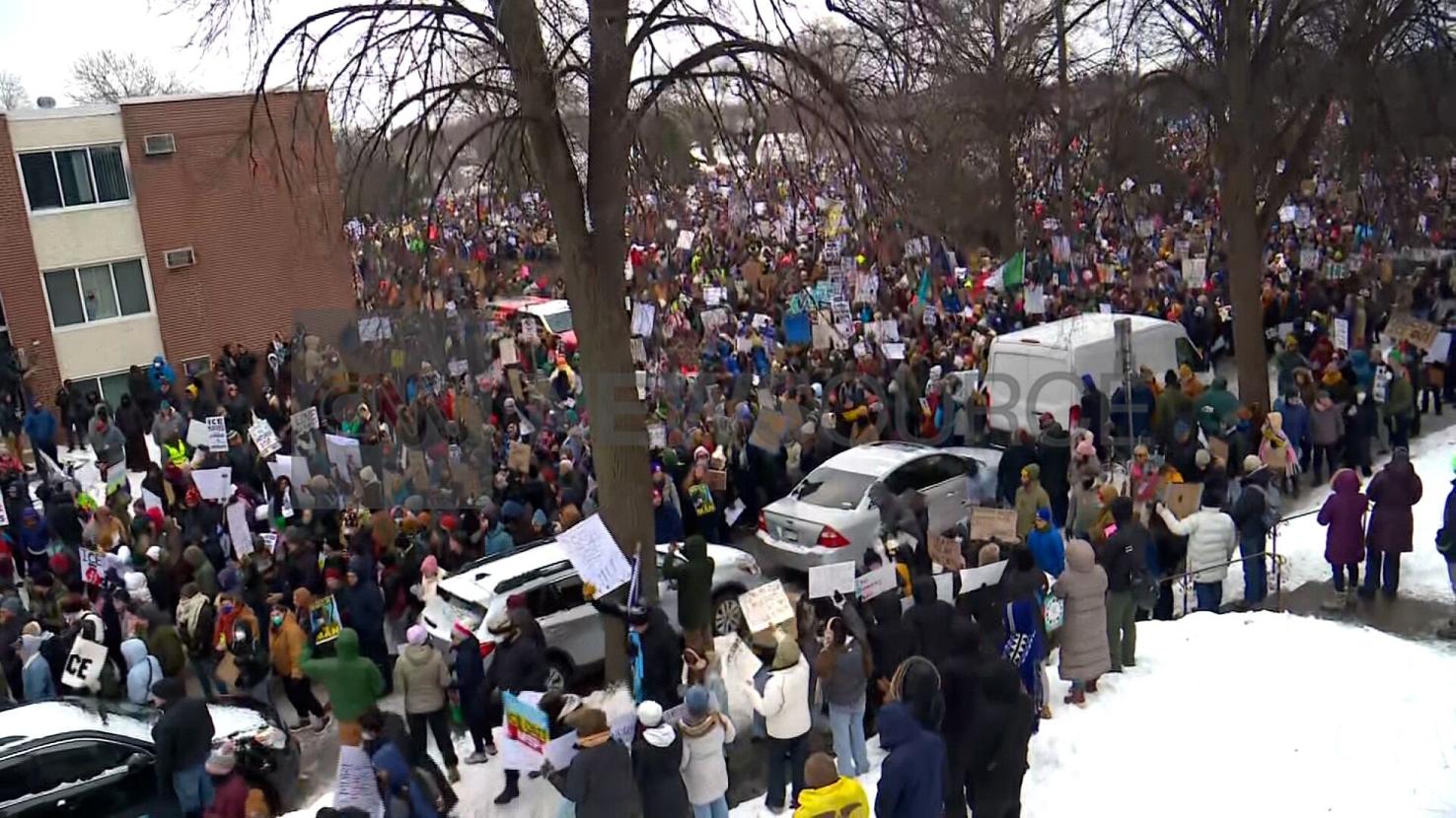 Protests Against ICE Draw Crowds Nationwide, With Demonstrations Across ...