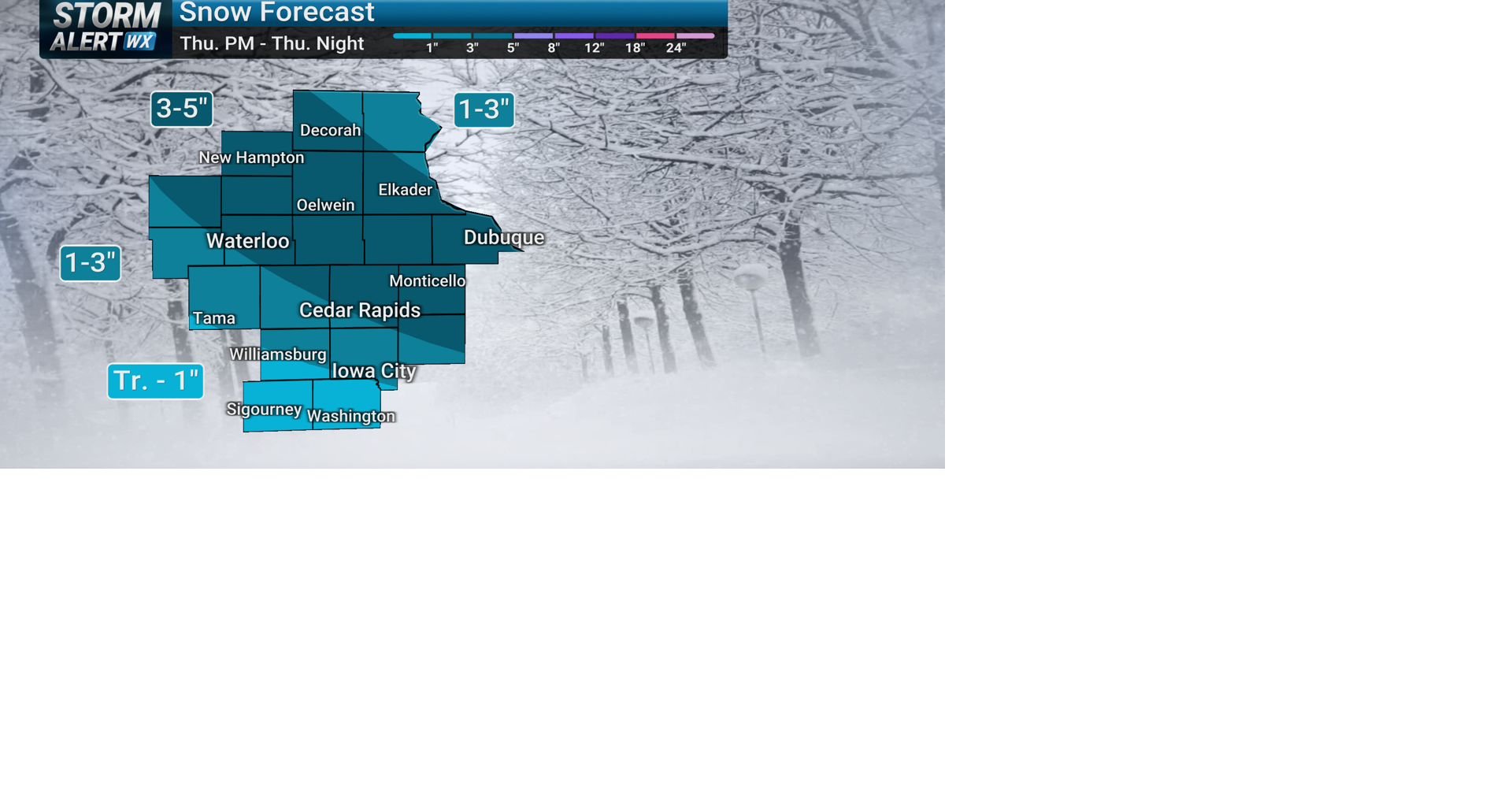 TRACKING: Windy and colder today, more snow tomorrow | Forecast | kwwl.com