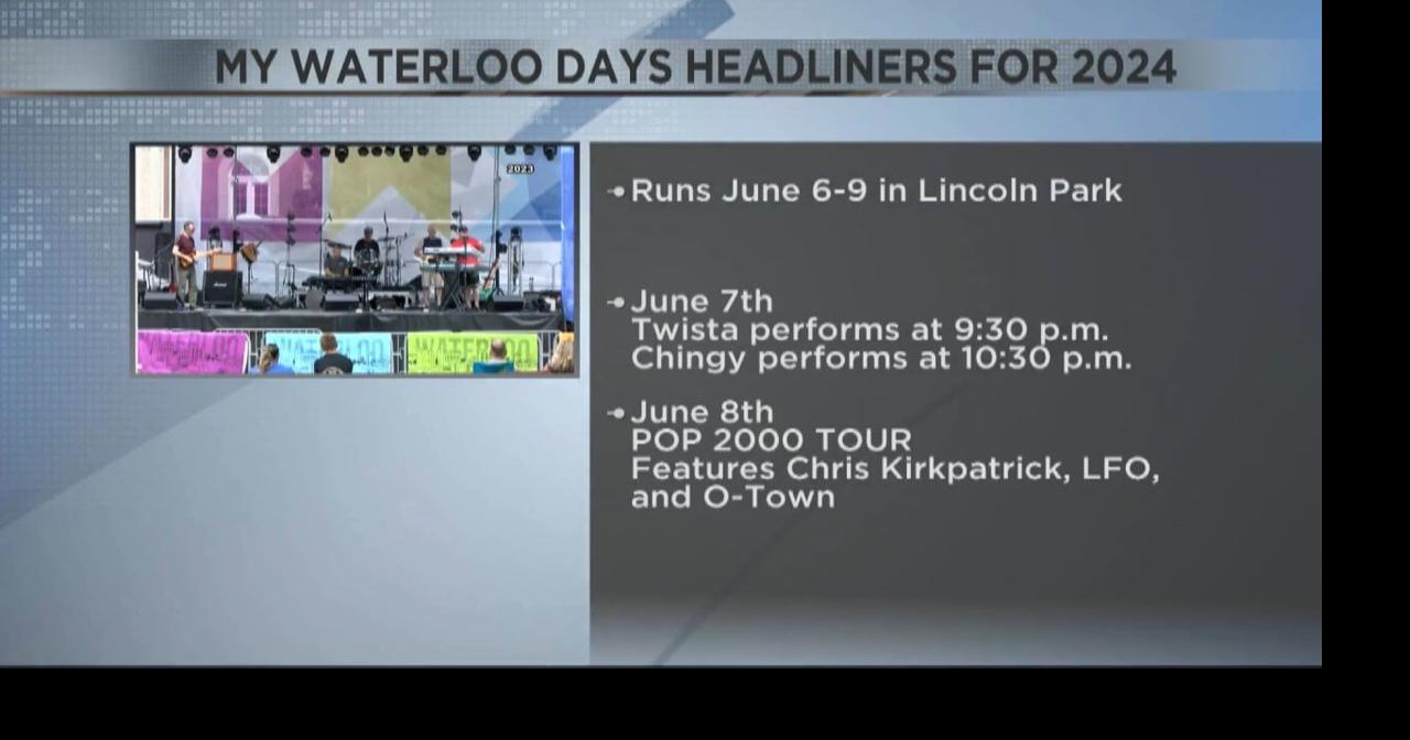My Waterloo Days announces 2024 headliners | Video | kwwl.com