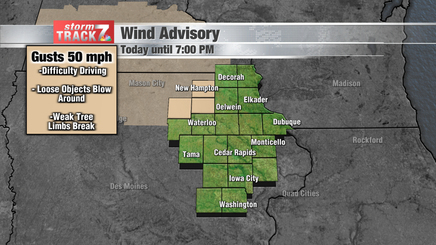 TRACKING: Windy day ahead of us | Forecast | kwwl.com