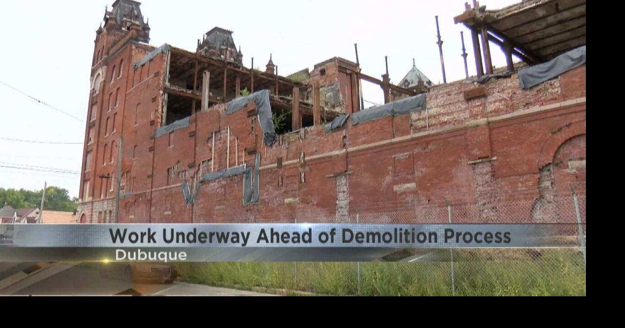Partial demolition underway at historic Dubuque building | Dubuque ...