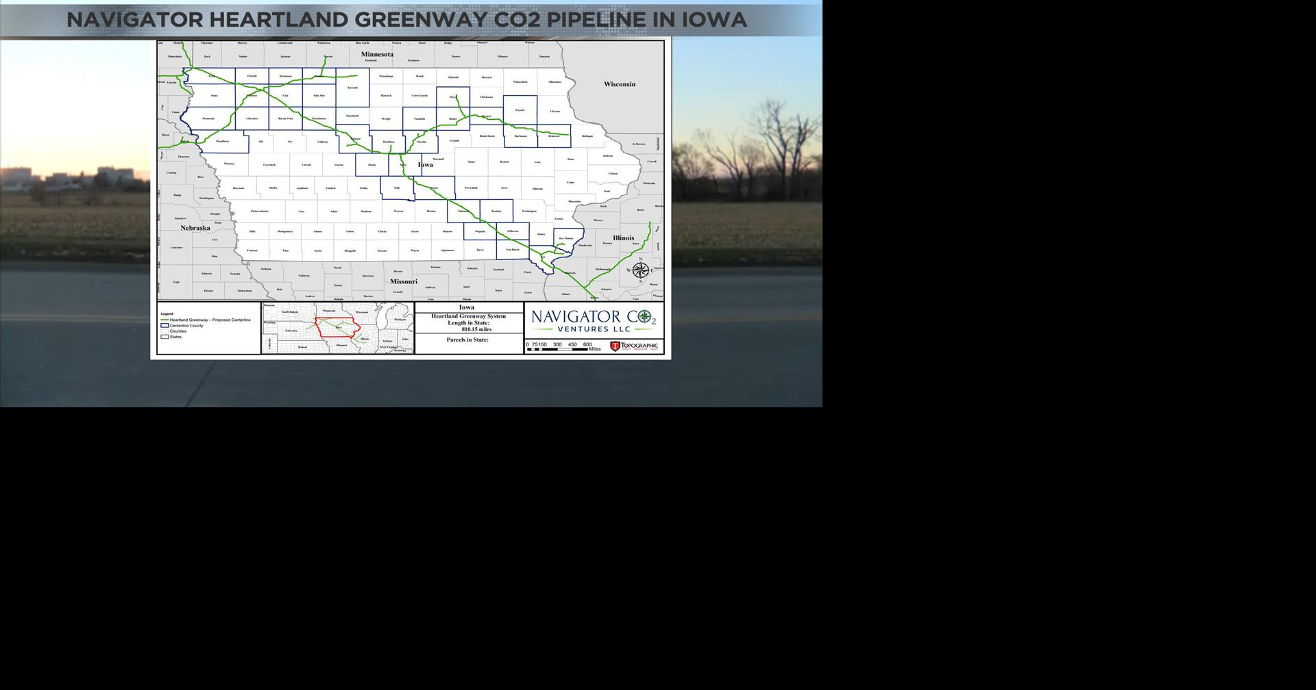 Informational meetings for proposed Navigator pipeline in Eastern Iowa ...