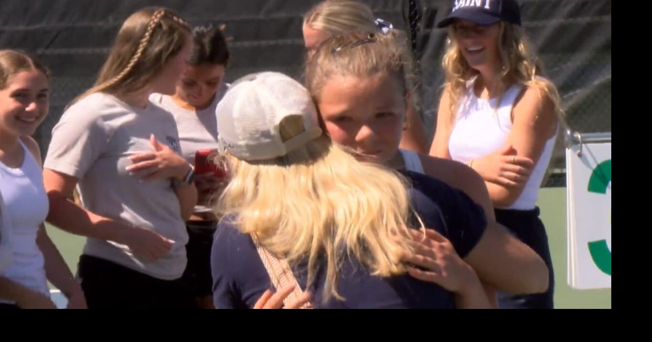 Xavier freshman Fleming tops Columbus' Holton for 1A state tennis title ...