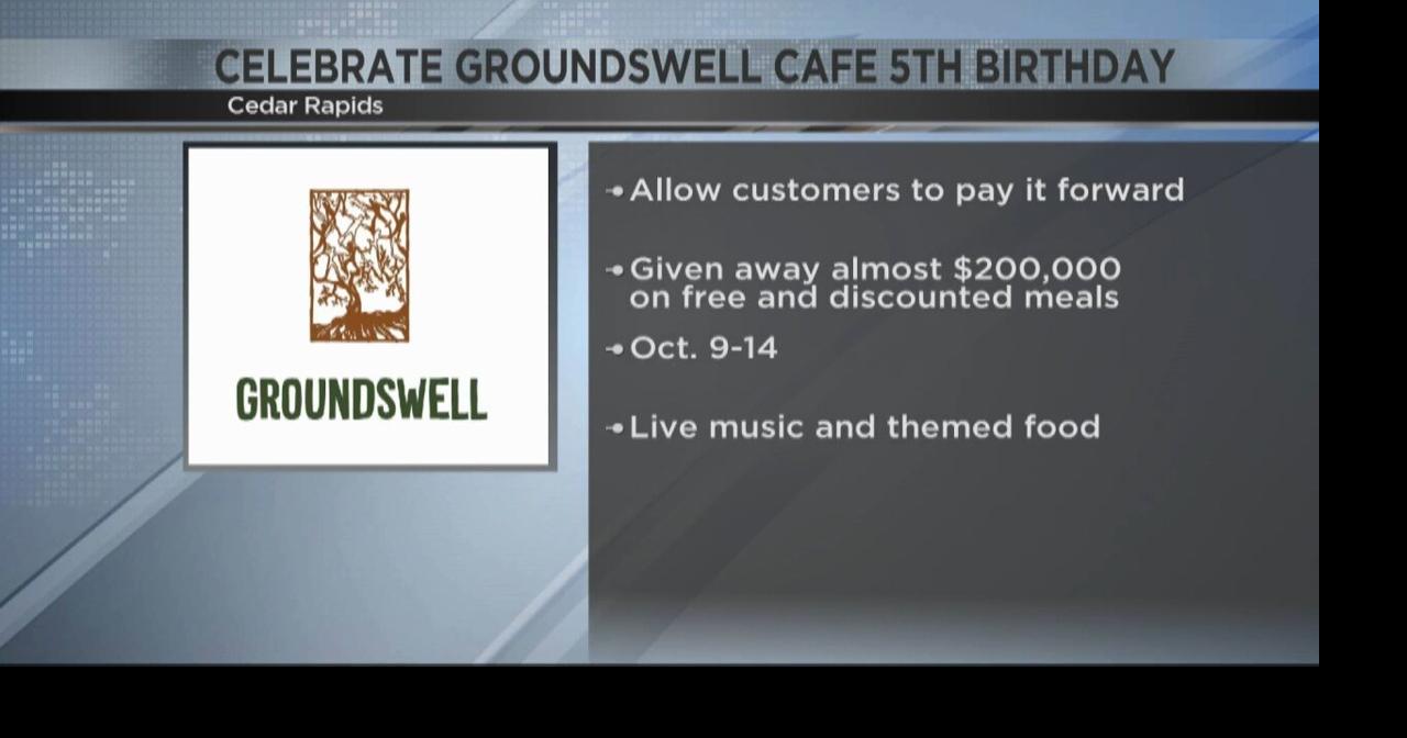 Groundswell Cafe celebrating 5th anniversary in Cedar Rapids | Cedar ...