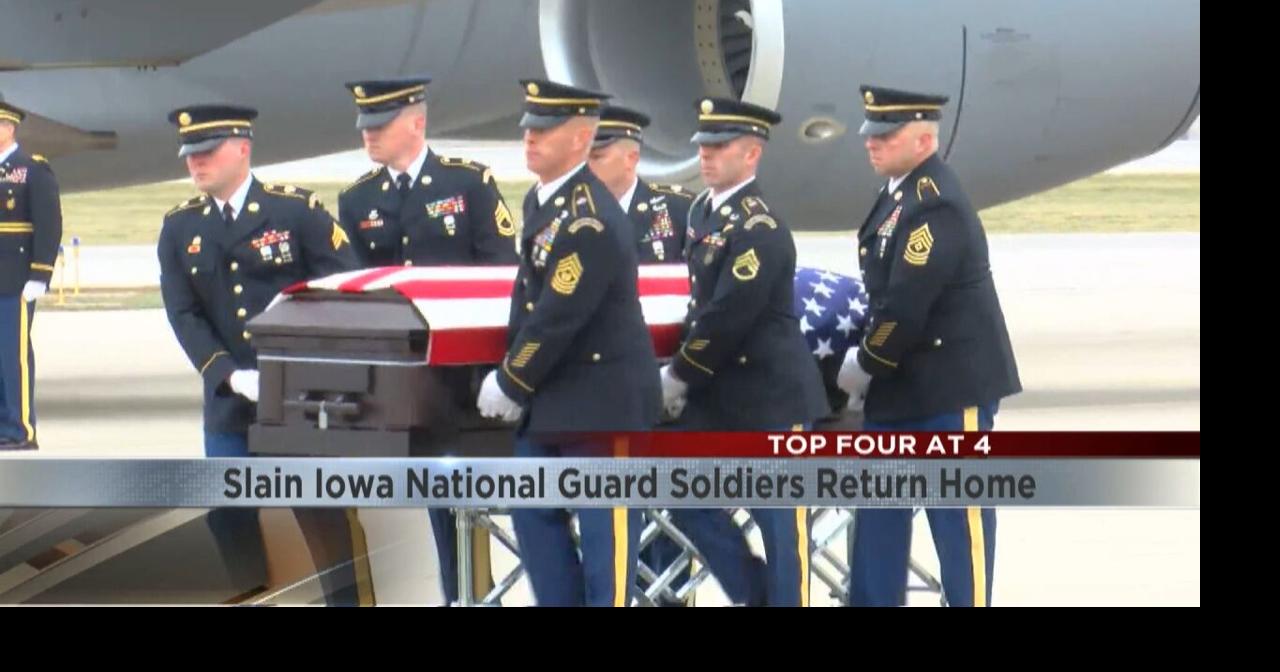 Slain Iowa National Guardsman return to Des Moines | Video | kwwl.com