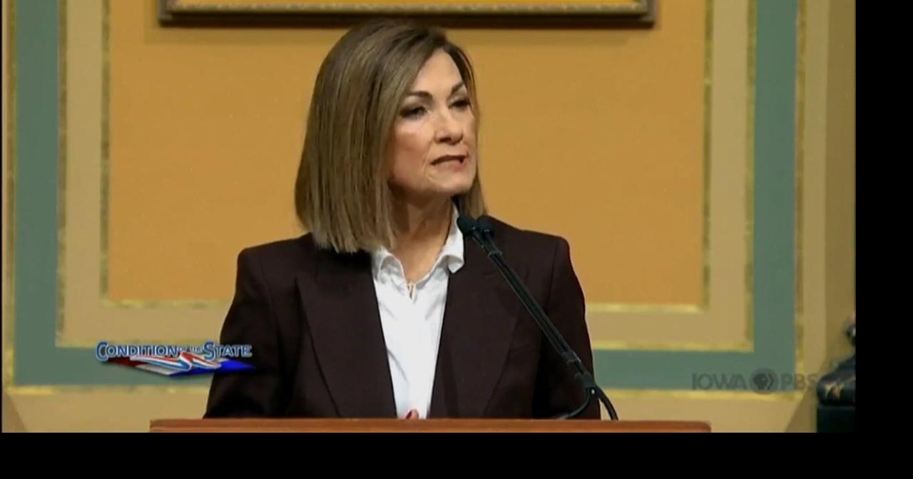 Governor Reynolds outlines final session goals at Iowa Capitol | Video ...