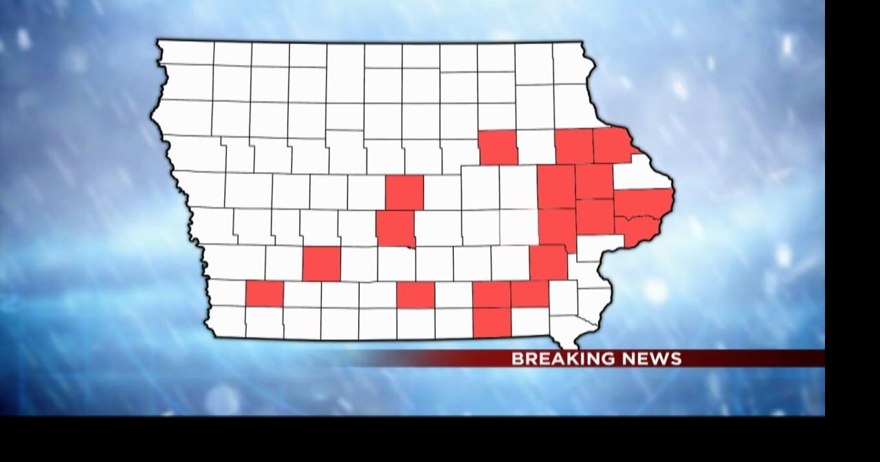 Governor Reynolds requests Presidential Disaster Proclamation for 18 ...