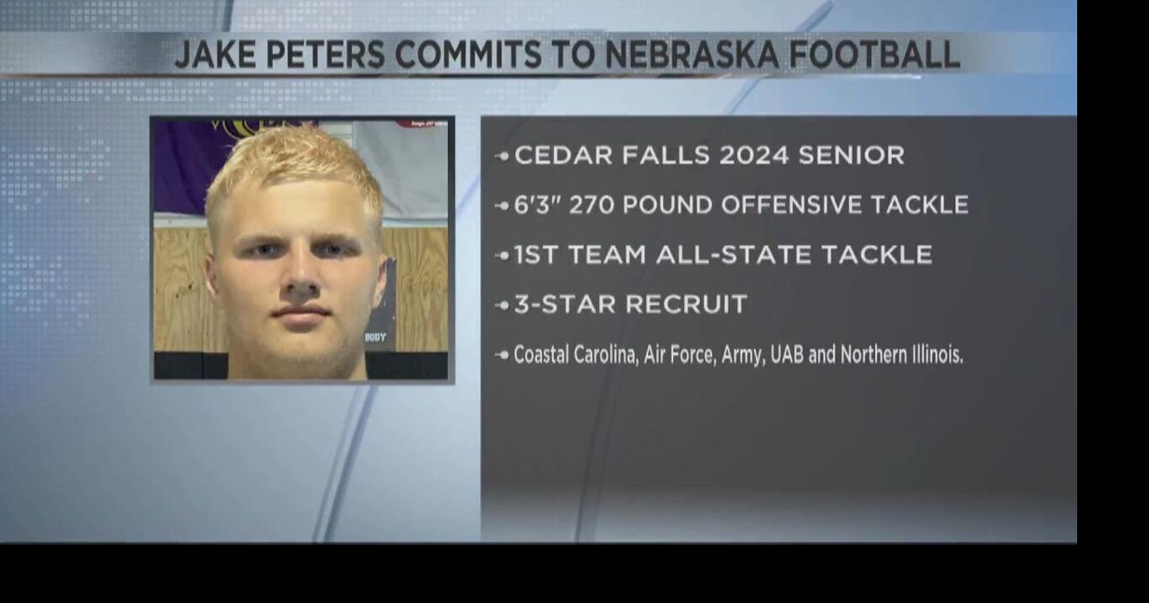 Cedar Falls OL Jake Peters commits to Nebraska Football | News | kwwl.com
