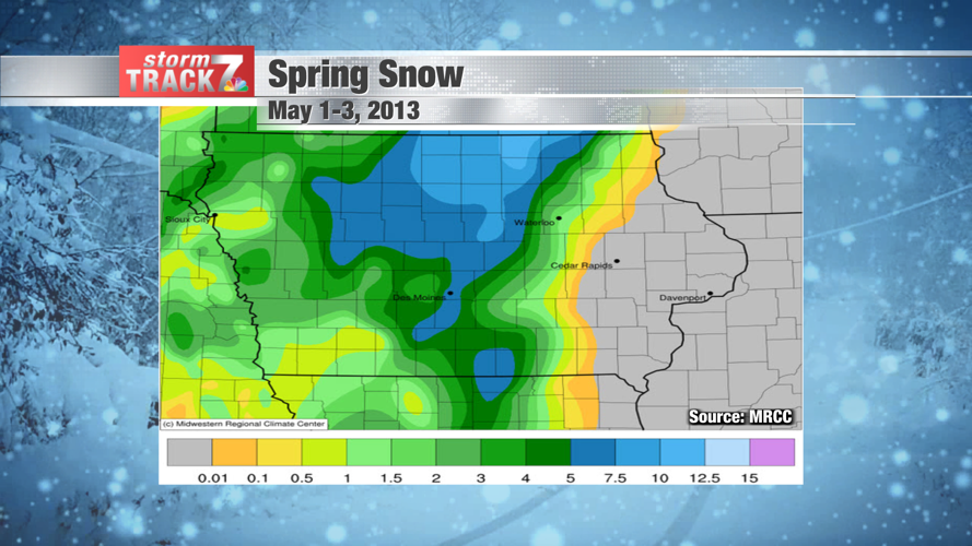 Spring Snow in 2013 | Schnack's Weather Blog | kwwl.com