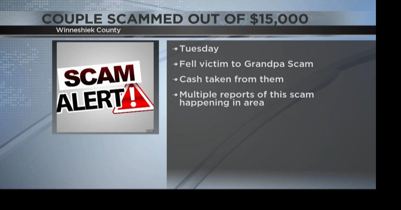 Winneshiek County couple scammed out of $15,000 | | kwwl.com