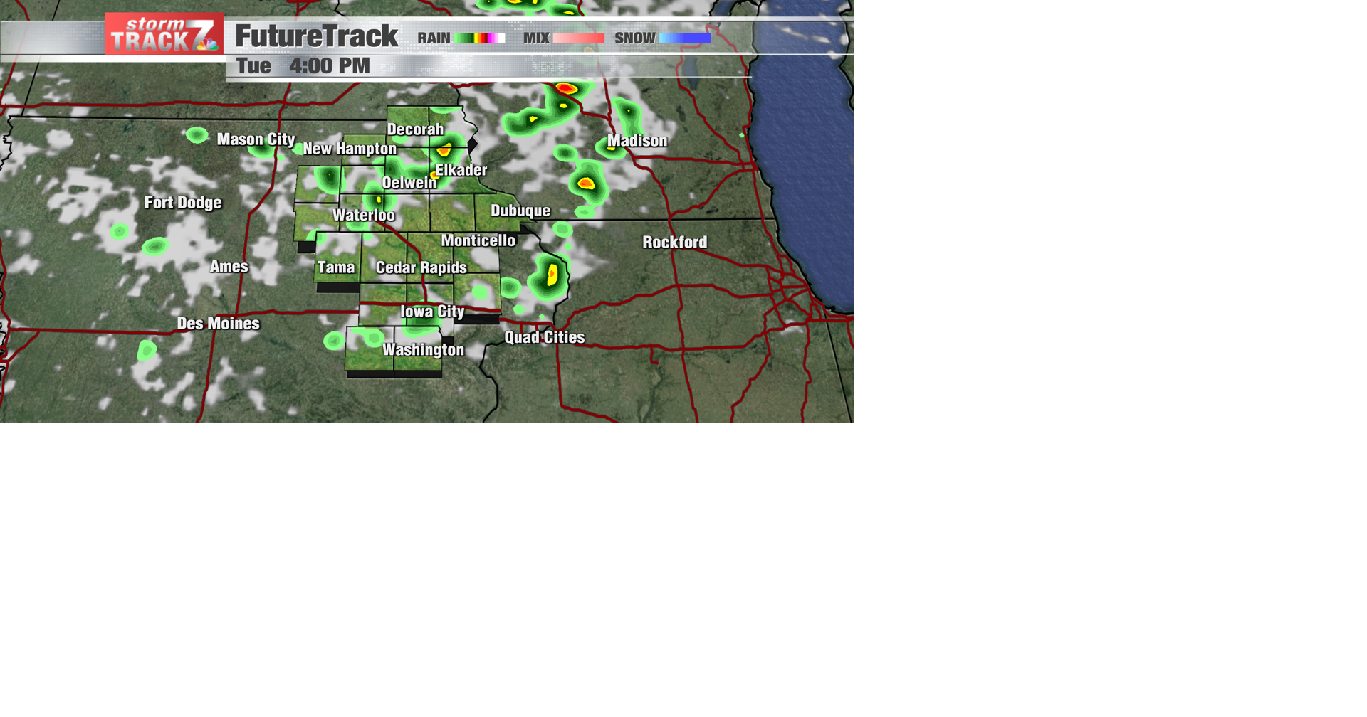TRACKING: Isolated showers/rumbles today; comfy temps | Forecast | kwwl.com