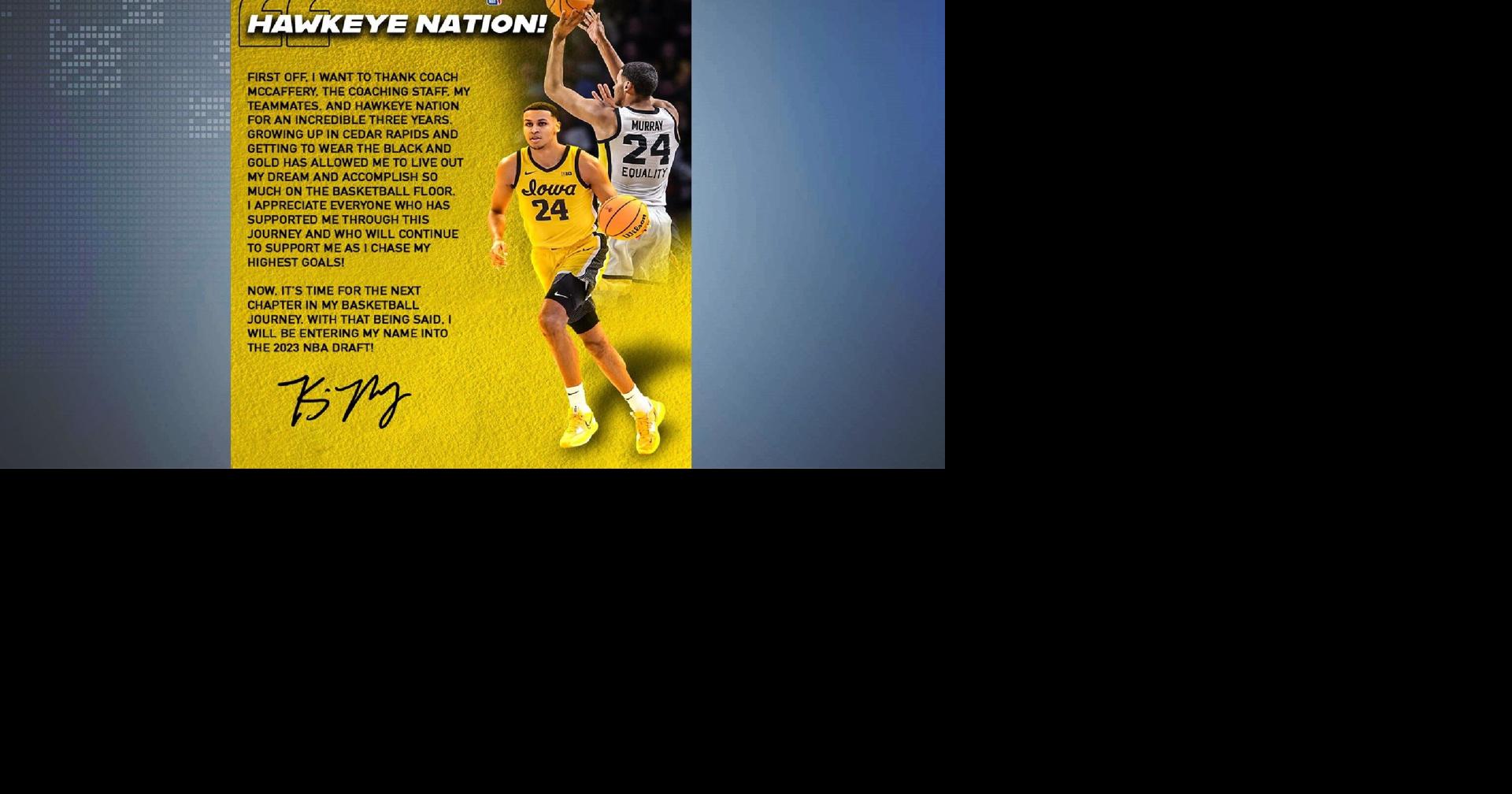 Iowa Hawkeye Kris Murray enters name in NBA draft | Sports | kwwl.com
