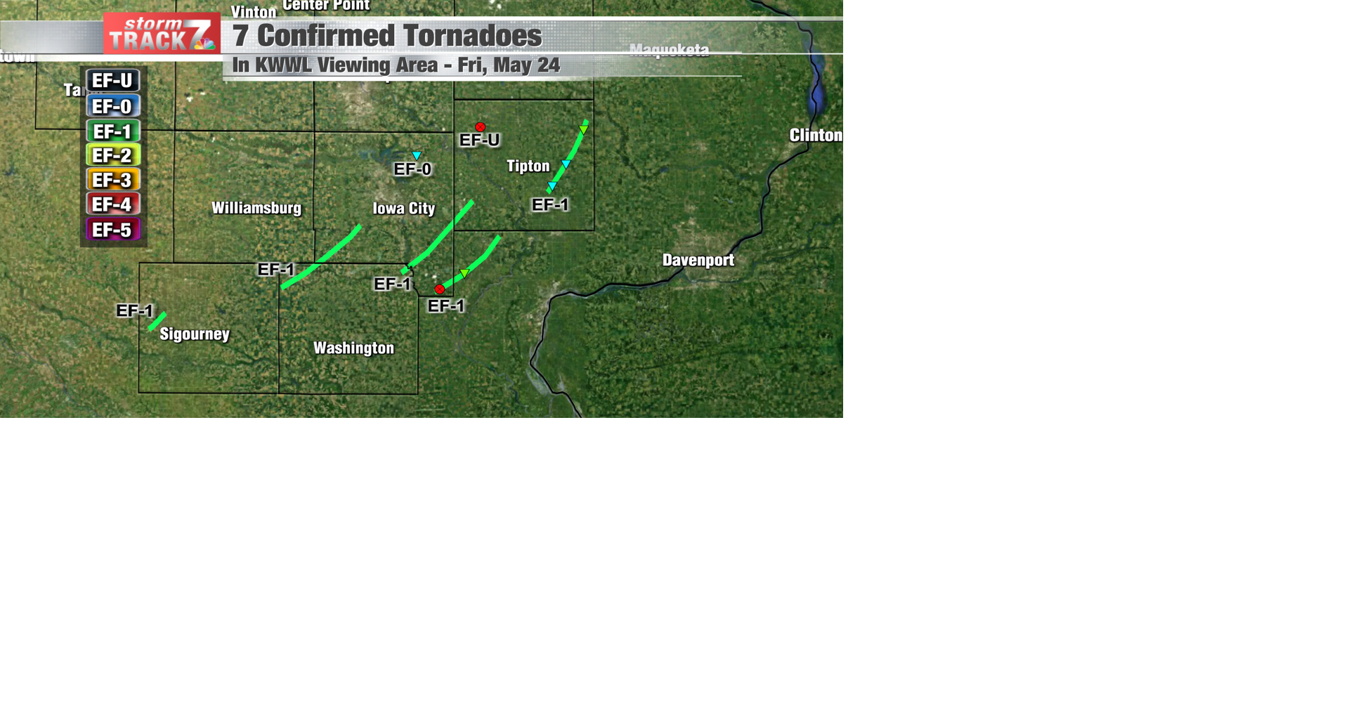 UPDATE: 7 tornadoes confirmed from Friday morning storms | Schnack's ...