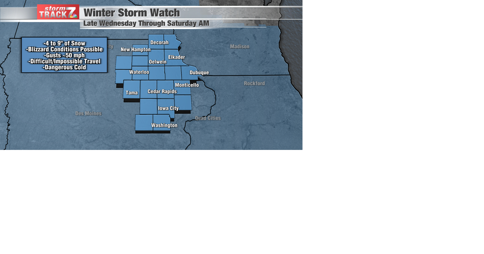 TRACKING: Blizzard conditions with severe travel impacts | Forecast ...