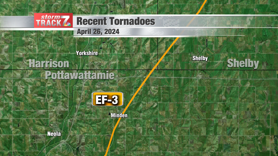 Another round of tornadic activity around Minden, IA | Schnack's ...