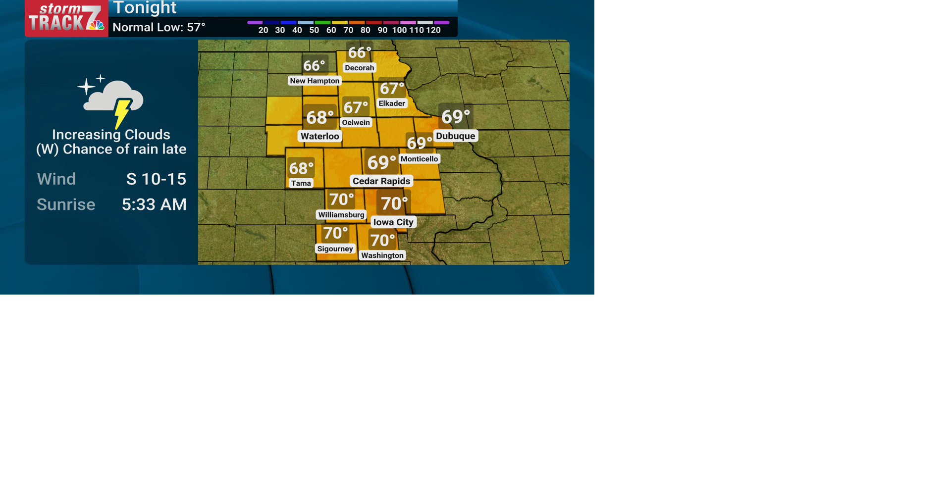 TRACKING: Rain/storms Tuesday. Isolated strong to severe storms are possible. | Forecast | kwwl.com