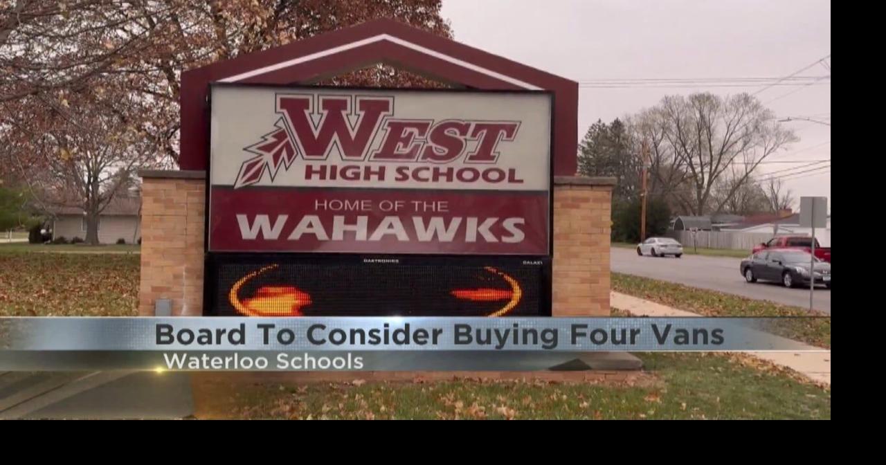 Waterloo School District to consider purchasing four vans | Waterloo ...