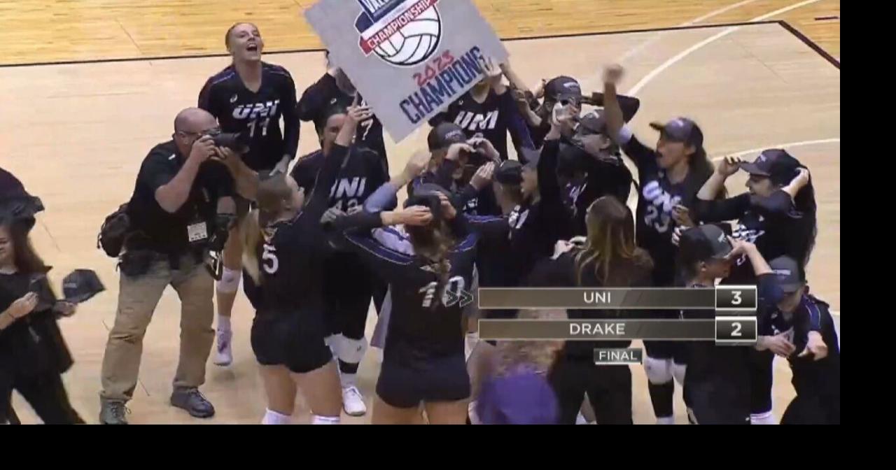 College Volleyball: UNI beats Drake in 5 Sets to win MVC Postseason ...