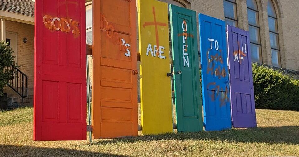 Police investigating after anti-LGBTQ messages spray painted onto ...