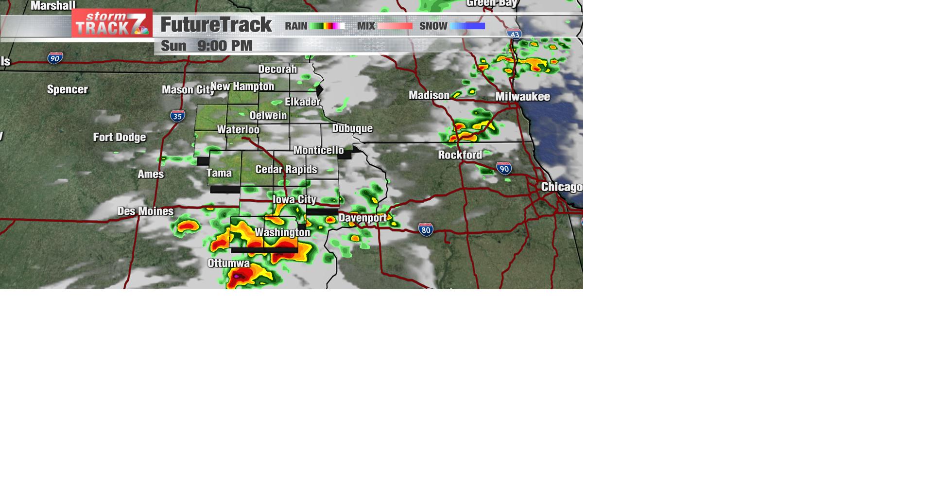 DMA 3D HRRR SatRad - RPM 9PM4km.png | | kwwl.com