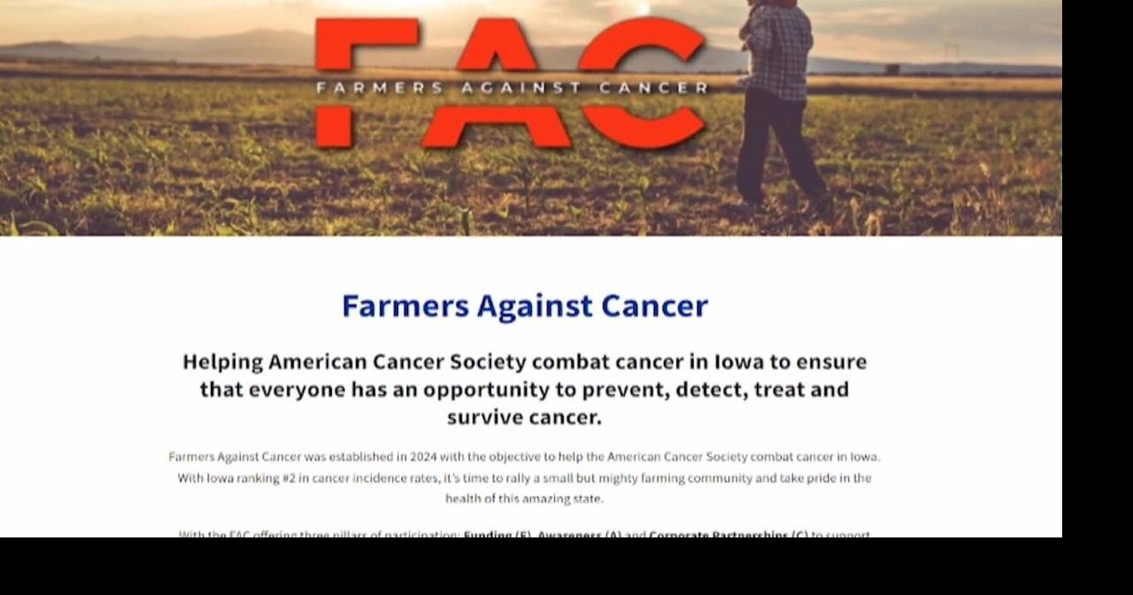 Farmers Against Cancer--new organization raising cancer awareness of ...