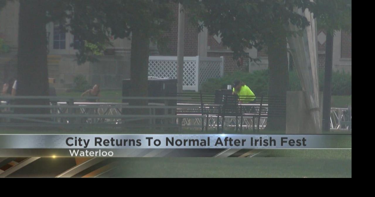 Downtown Waterloo restored to normal following Iowa Irish Fest ...