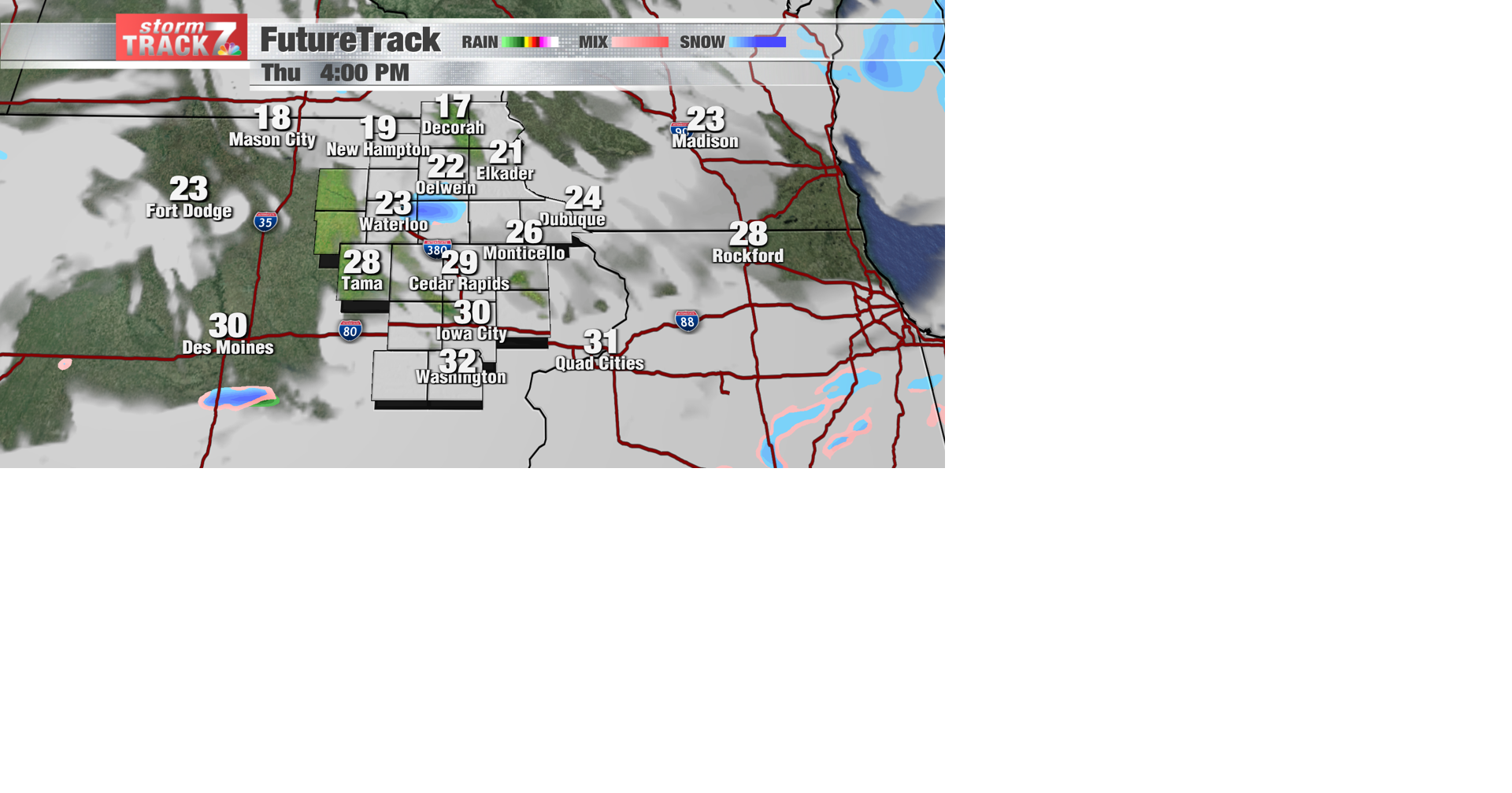 TRACKING: A flurry chance this afternoon | Forecast | kwwl.com