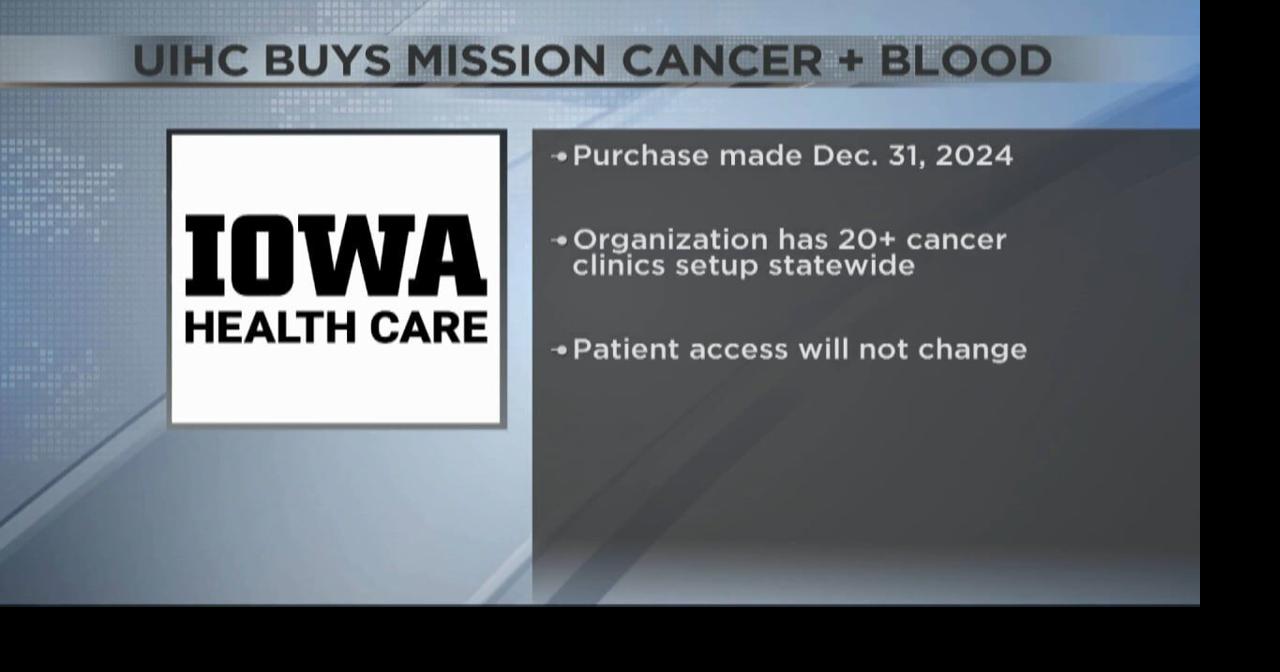 UIHC buys Mission Cancer + Blood | | kwwl.com