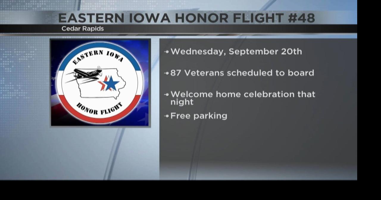 48th Eastern Iowa Honor Flight to depart on September 20 | Cedar Rapids ...