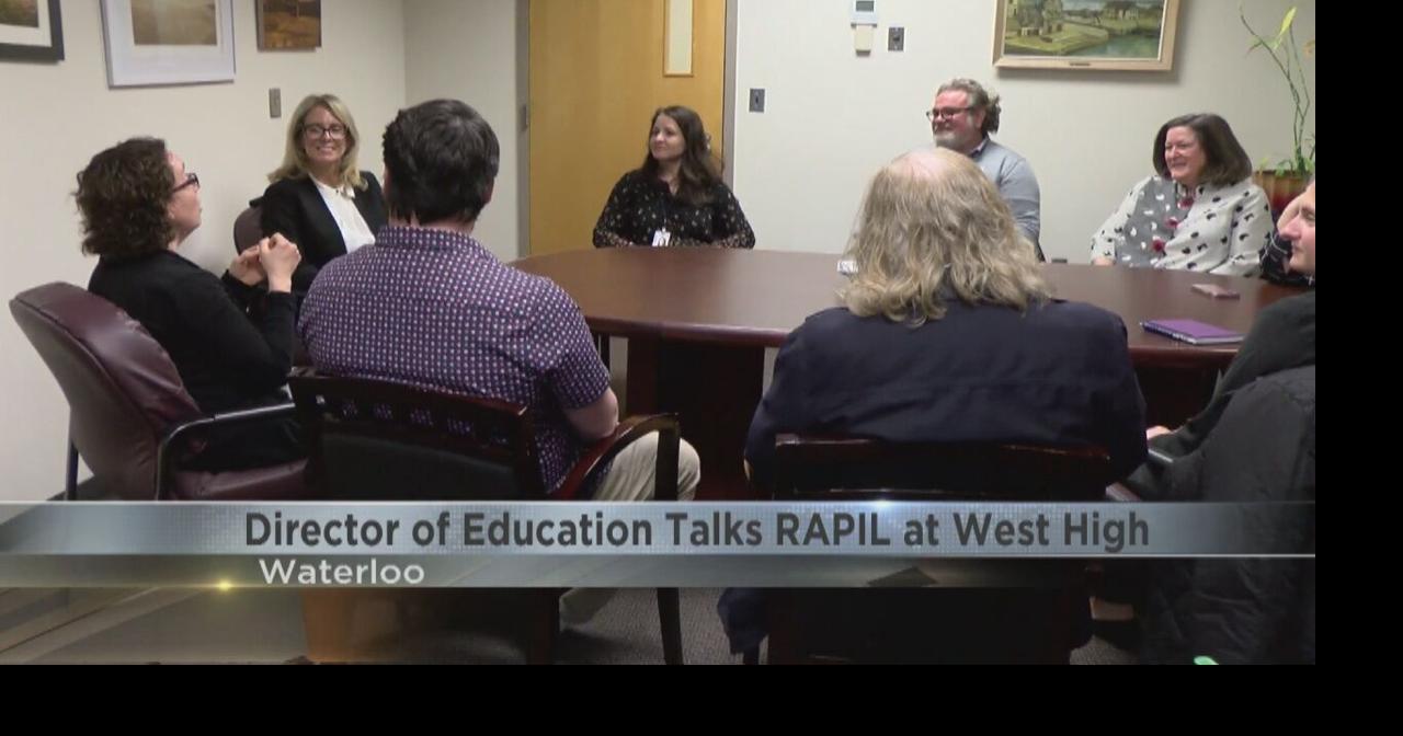 Iowa Education Director Ann Lebo talked RAPIL program at West High ...