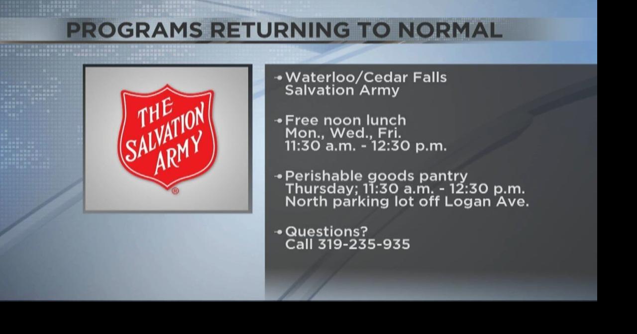 Free noon lunch, perishable goods pantry returning to Waterloo ...