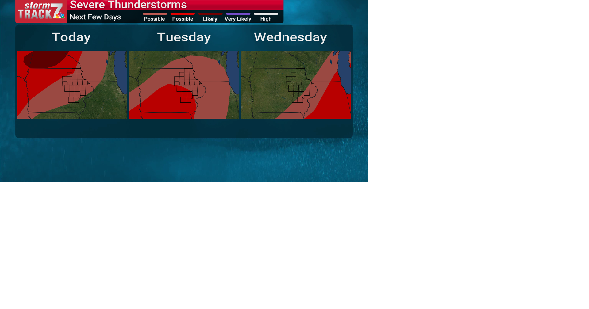 TRACKING: An active week of rain and storms | Forecast | kwwl.com