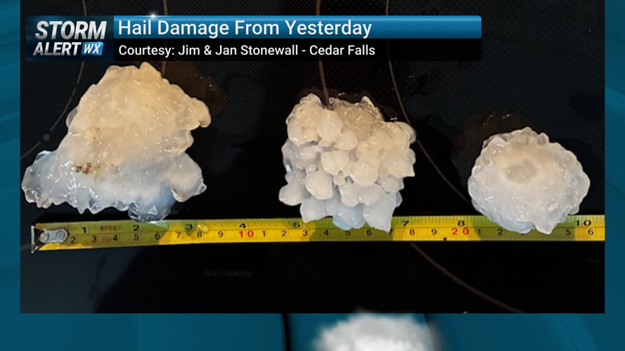 Severe Weather Summary: Very large hail, damaging wind and several ...