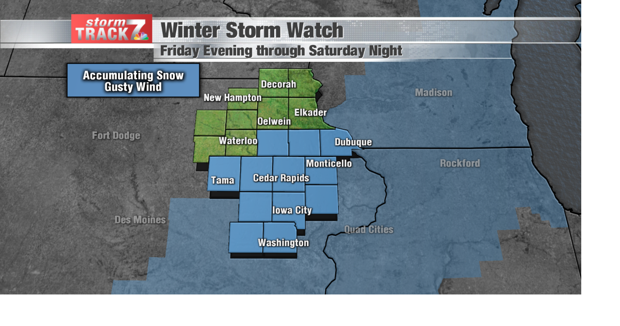 TRACKING: Winter Storm Watch | Archive | kwwl.com