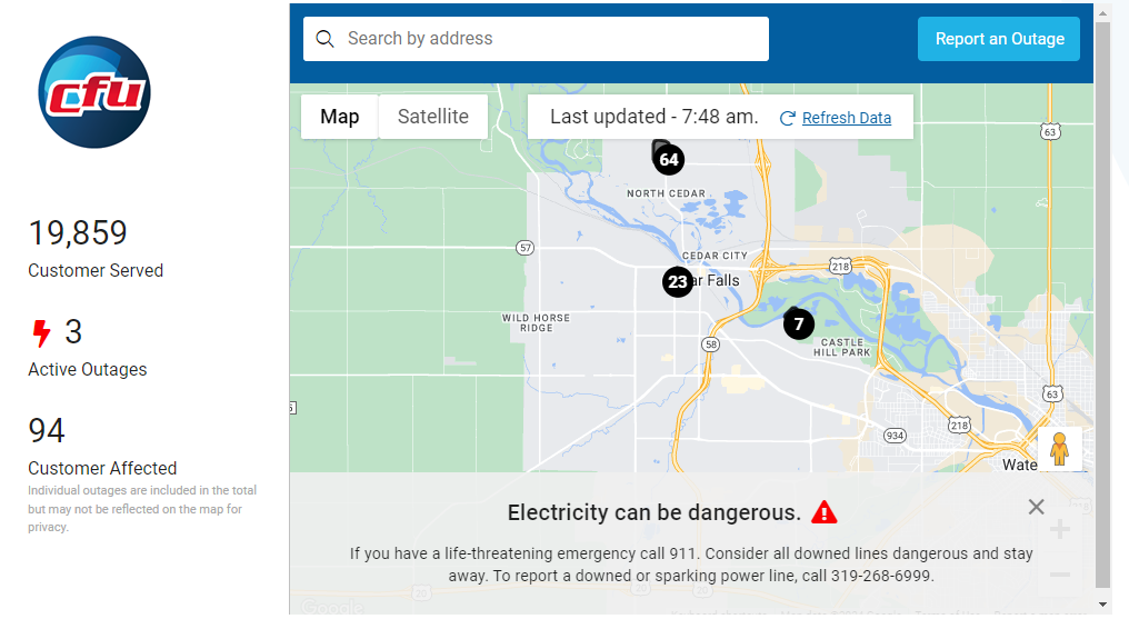 Eastern Iowa power outages | Waterloo | kwwl.com