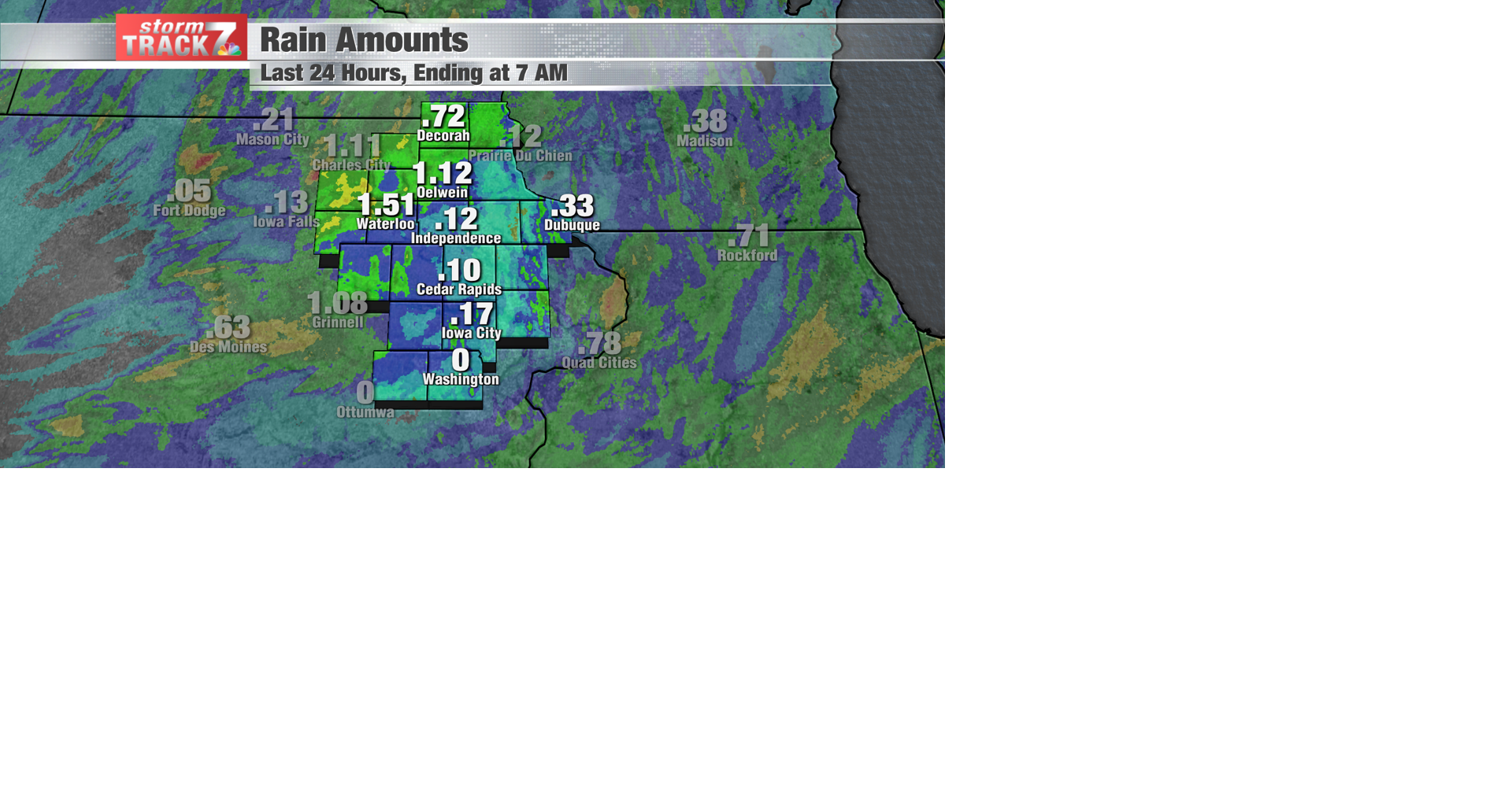 More heavy rainfall from yesterday 6/4 | Schnack's Weather Blog | kwwl.com