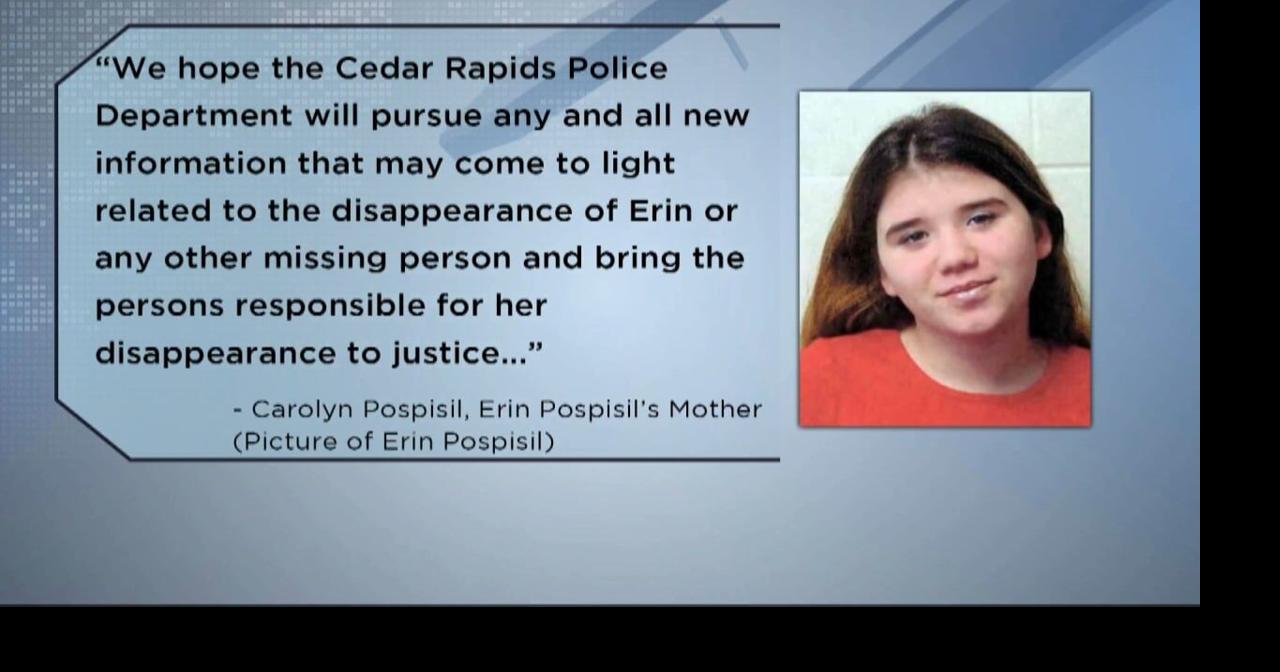 Erin Pospisil's mother speaks out after last man known to see her ...