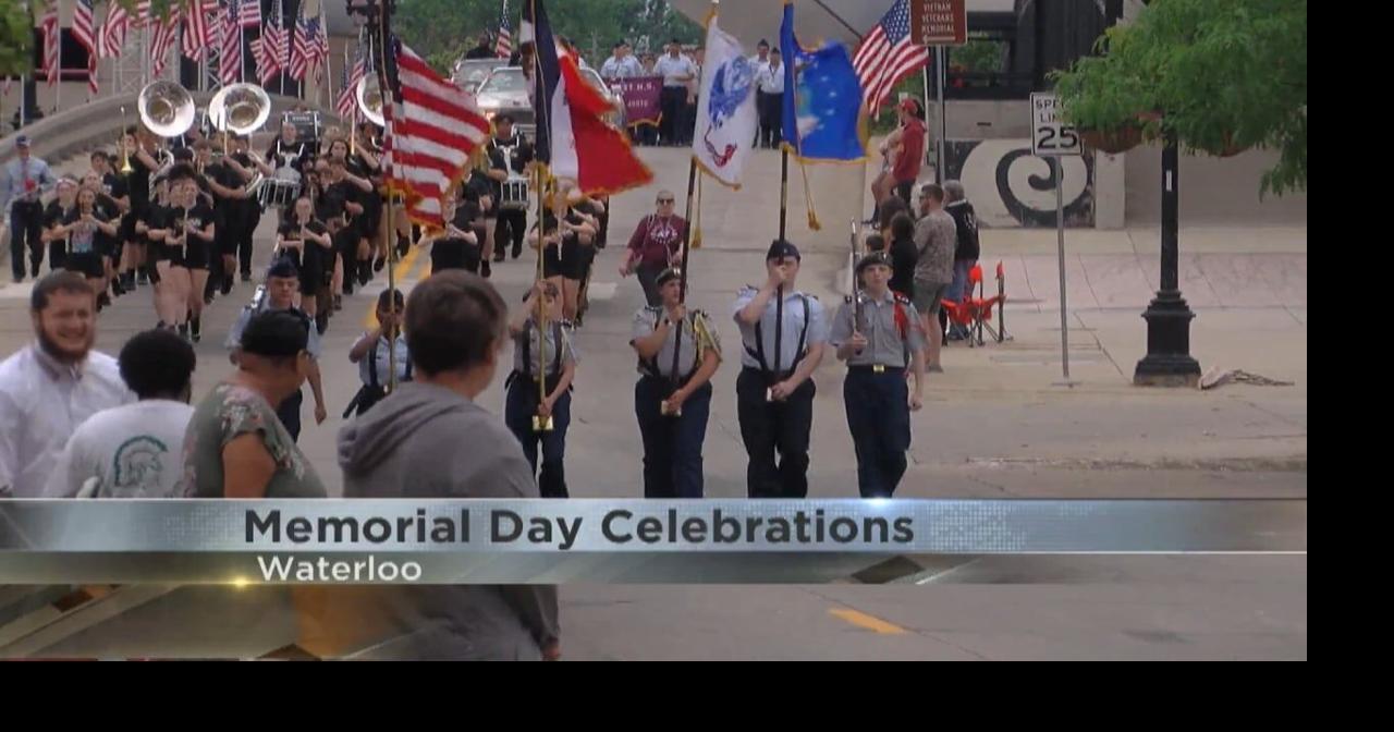 Crowds gathered in Waterloo to celebrate Memorial Day | Waterloo | kwwl.com