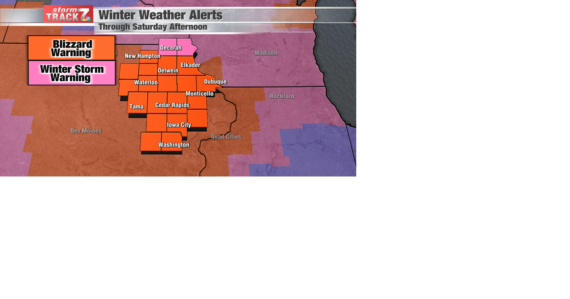 RED ALERT DAY: Tracking blizzard conditions with significant snowfall ...
