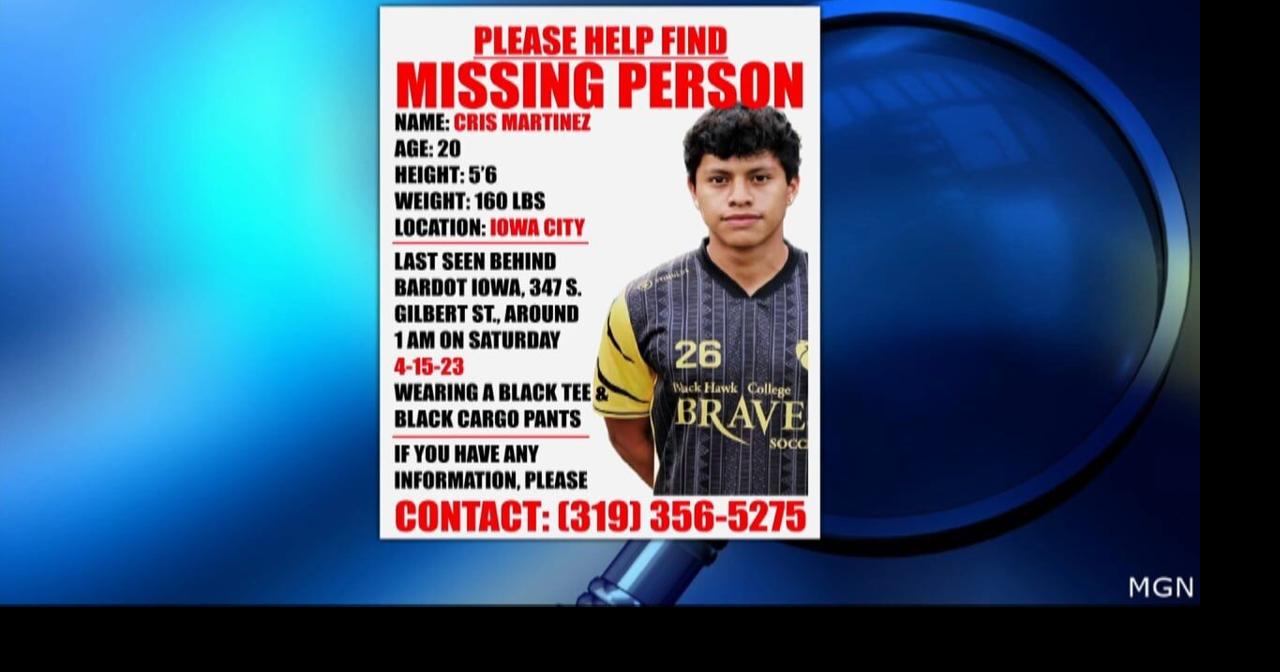 Search efforts continue for missing 20-year-old Muscatine man in Iowa ...