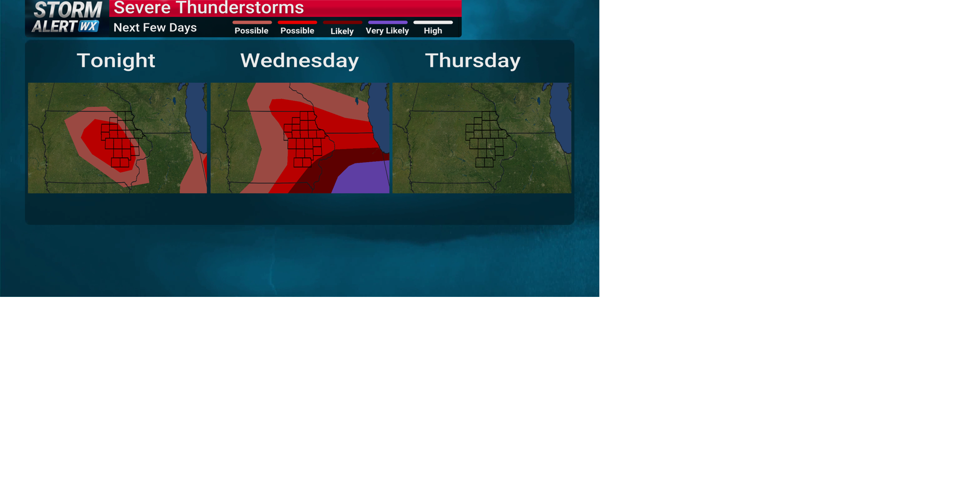 TRACKING: Rain/storms tonight possibly severe | Forecast | kwwl.com
