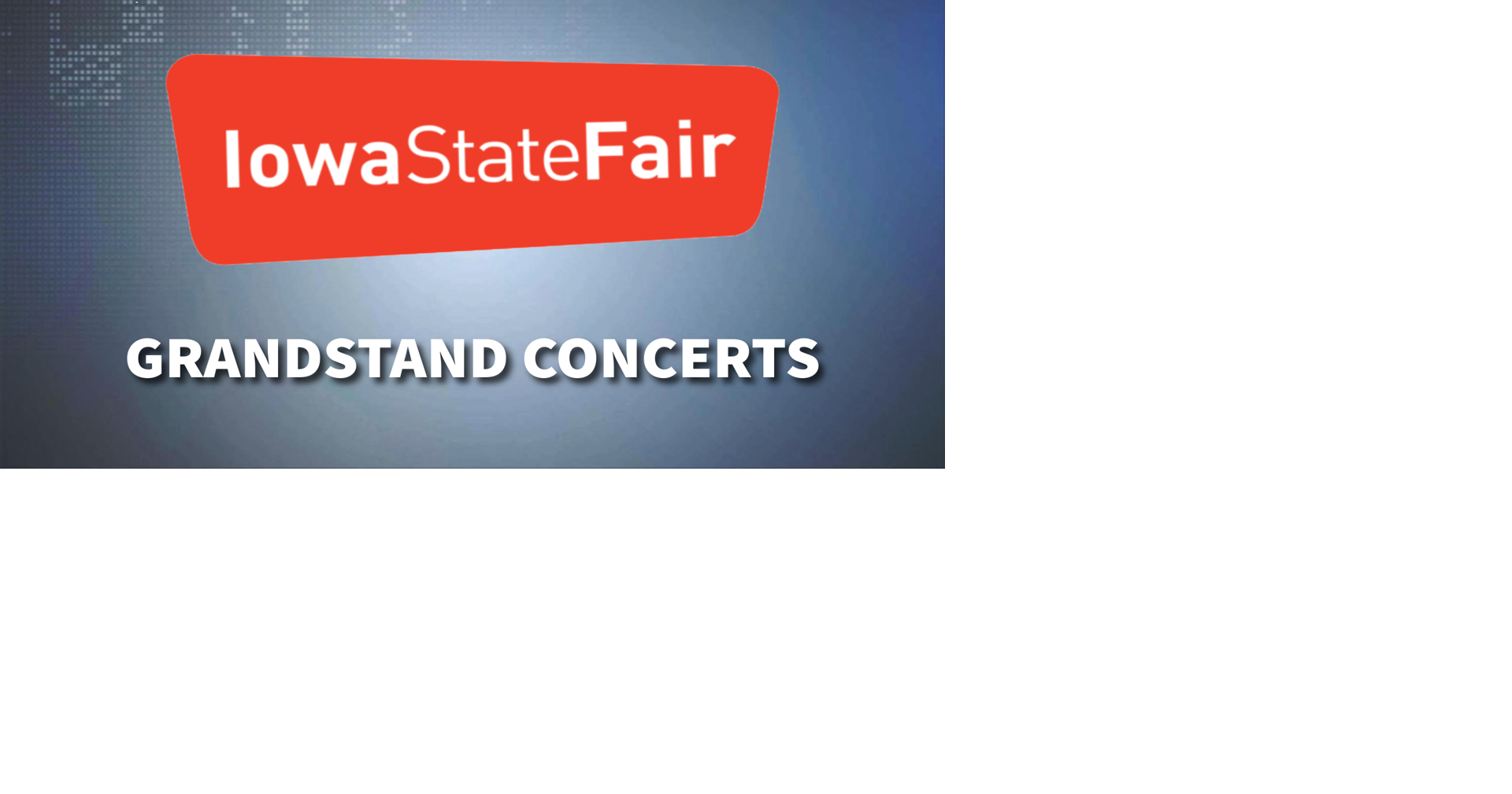 Big names revealed for 2026 Iowa State Fair grandstand shows | News ...