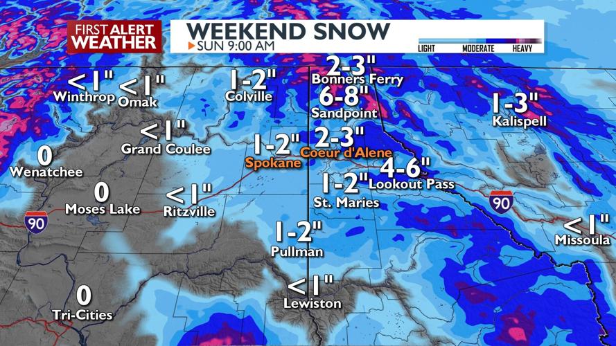 ⚠️ ️WINTER WEATHER ADVISORY ️ 1-3" in Spokane through Saturday afternoon | Weather | kxly.com
