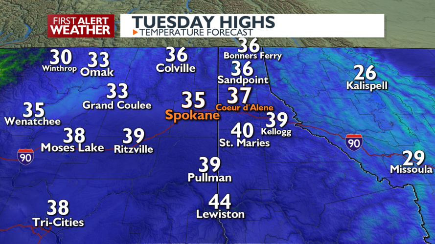 More sunshine today, not as cold tonight – Matt | Forecast | kxly.com