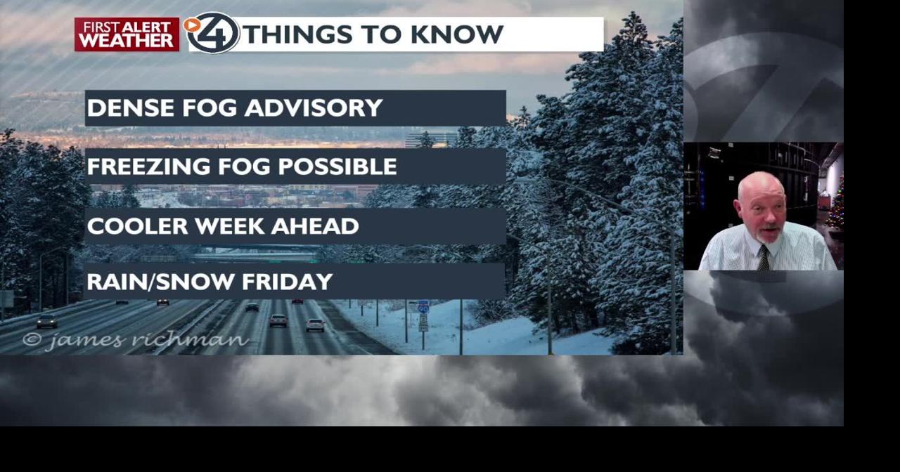 Clouds and fog with a Dense Fog Advisory until noon on Tuesday - Mark ...